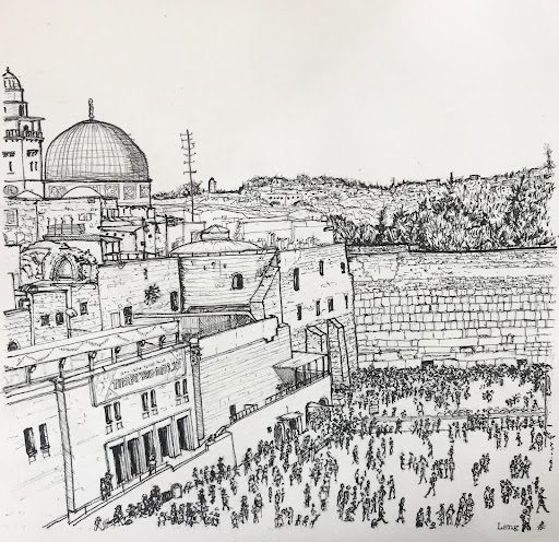The Wailing Wall, Jerusalem. - David Harris-Lang
